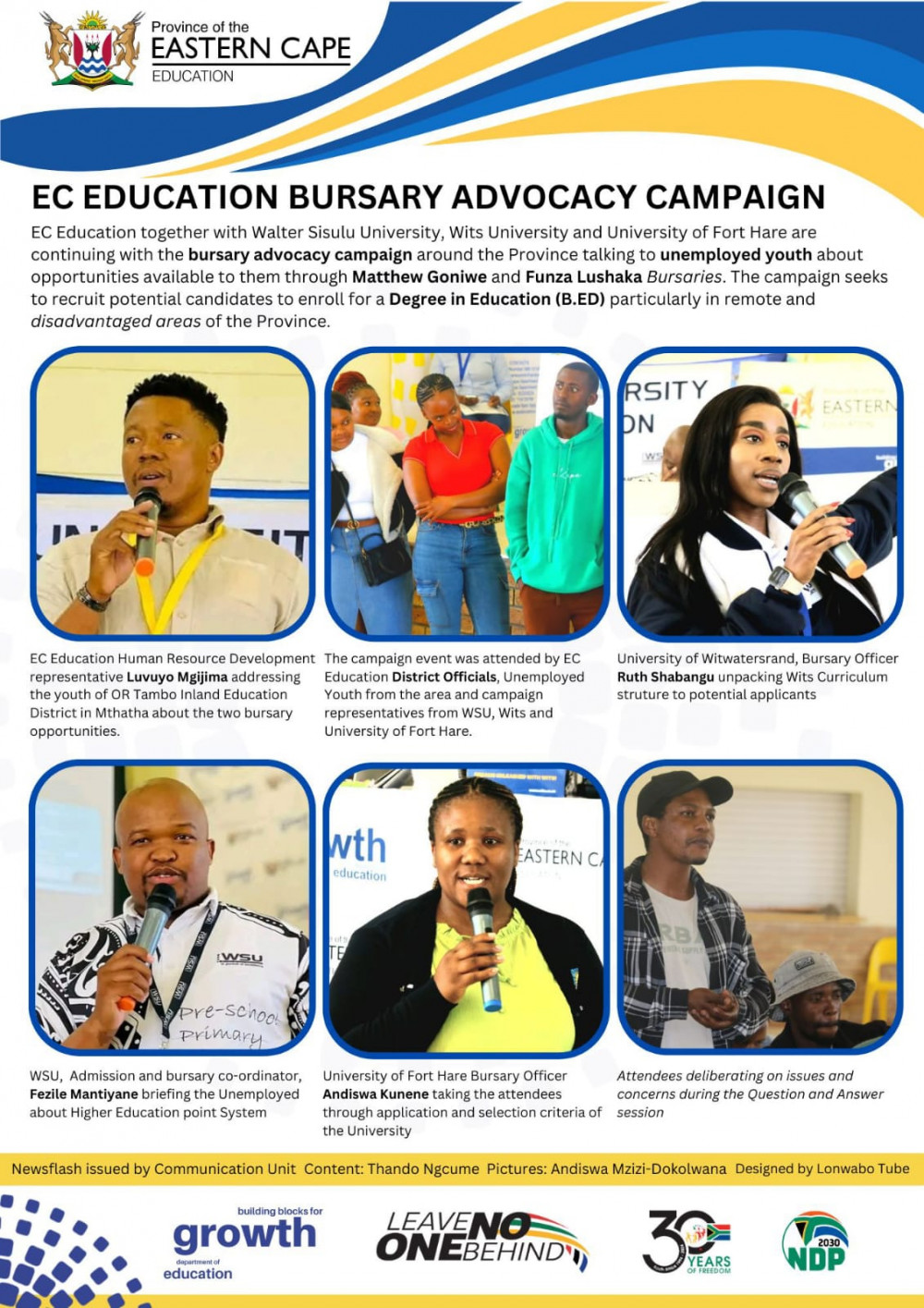 EC Education Bursary Advocacy Campaign